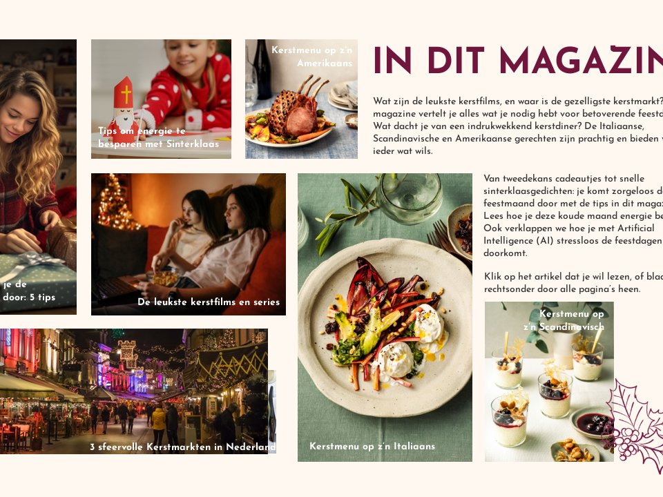 In dit magazine - 2023 Feestdagen Magazine