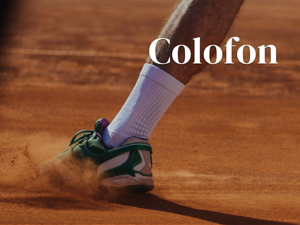 Colofon - Tennisspecial 2023